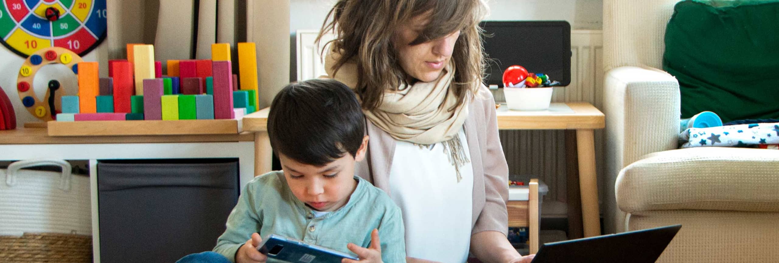 New to the job, home with the kids